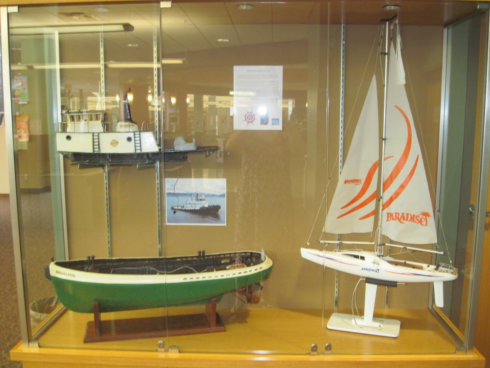 Public Library Displays: Remote Control Boats