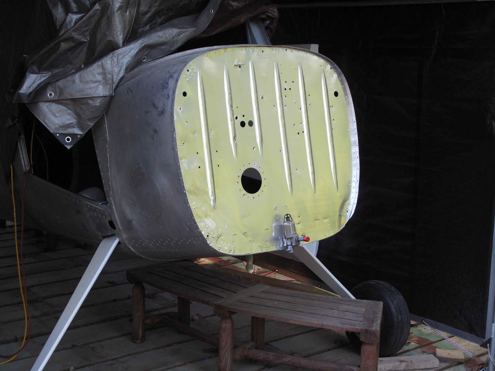 Cessna 140 Rebirth: Firewall Cleaned & Painted