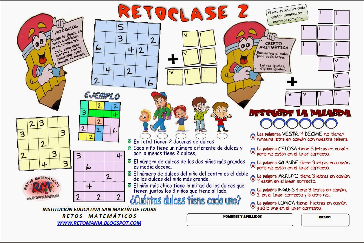 RETO - MATEMÁTICO 2 ~ RETOS MATEMÁTICOS