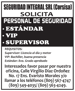 Empleo Seguridad Integral SRL solicita personal de Seguridad | Ayuda ...