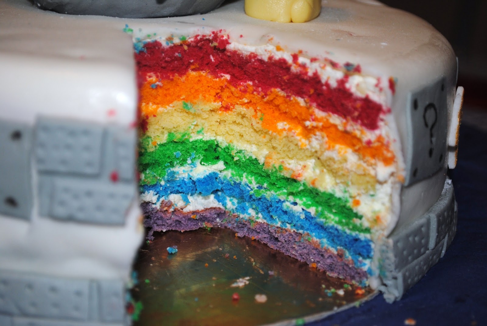 In cucina con gusto!: "Torta arcobaleno!" (Rainbow cake)