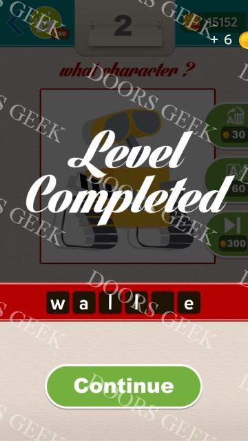What Character ? Level 2 ~ Doors Geek