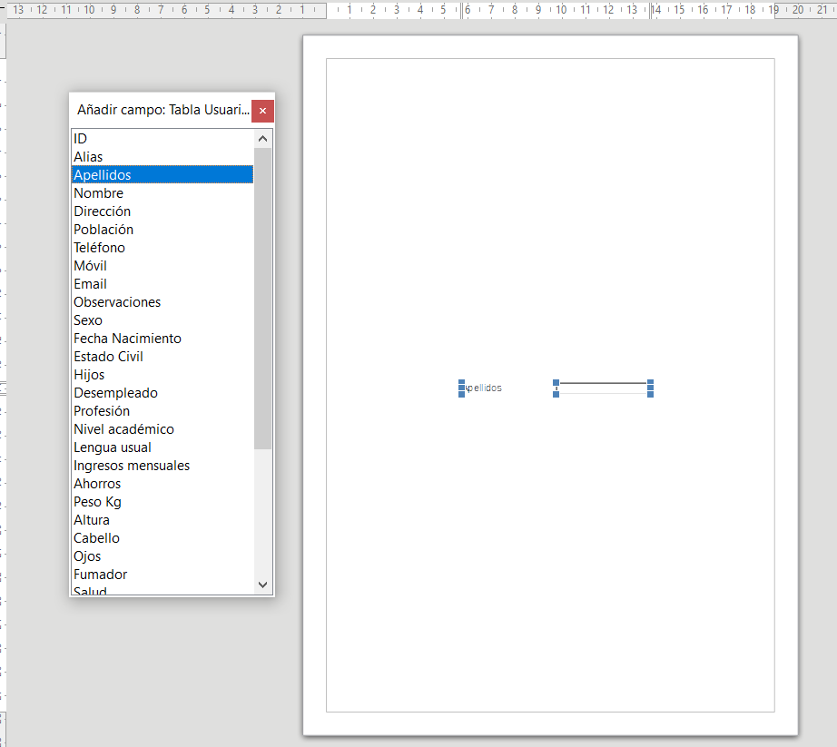 Mostrar Datos De Libreoffice Base En Libreoffice Draw Aplicaciones De