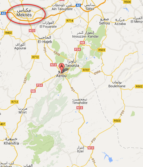 Voyages au Maroc: MEKNES - AZROU (1)