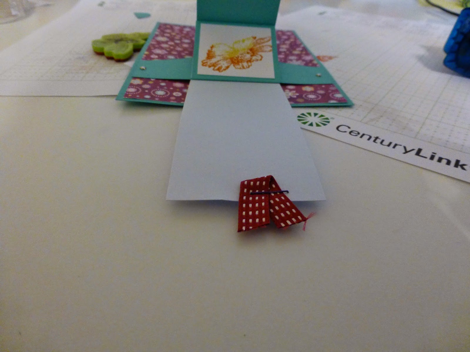 The Yellow Craft Room: Waterfall Card