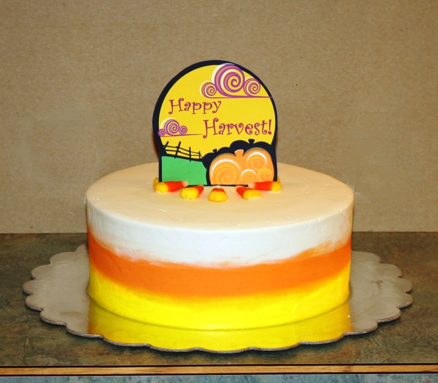 Party Cakes: Candy Corn Cake