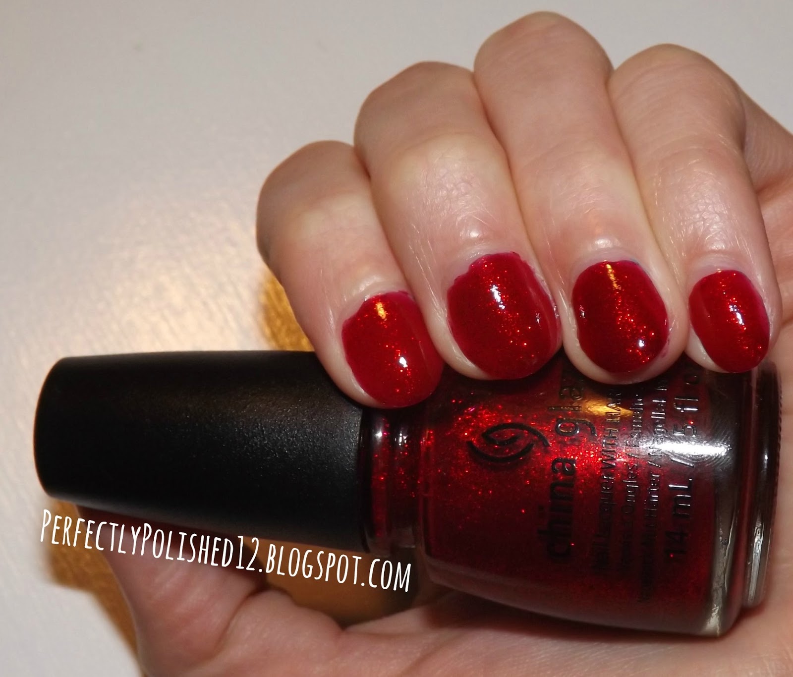 Perfectly Polished 12: China Glaze "Ruby Pumps"