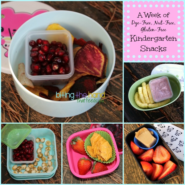 Biting The Hand That Feeds You: A Week of Kindergarten Snacks, October 2013
