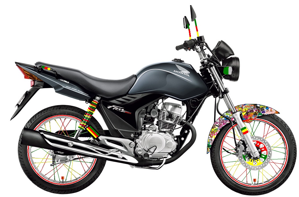 RBR DESENHOS DE CAMINHÕES: honda 150 fan
