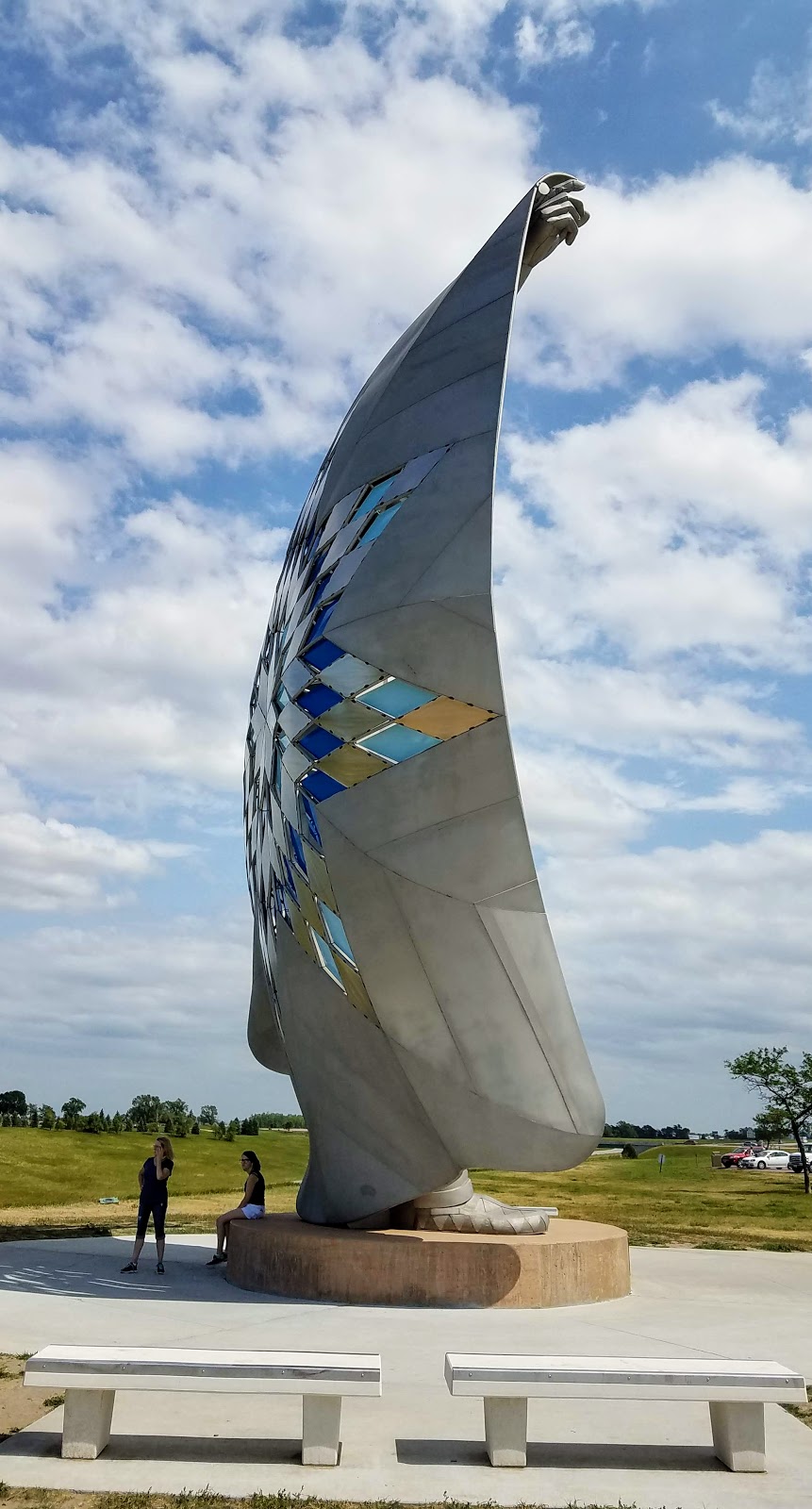 History and Culture by Bicycle: Chamberlain, SD: Dignity Statue