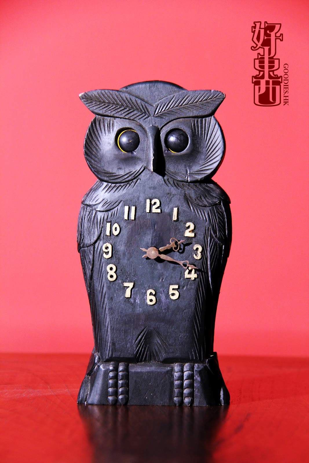 GoodiesHK-好東西: Antique French Owl Clock with Moving Eyes