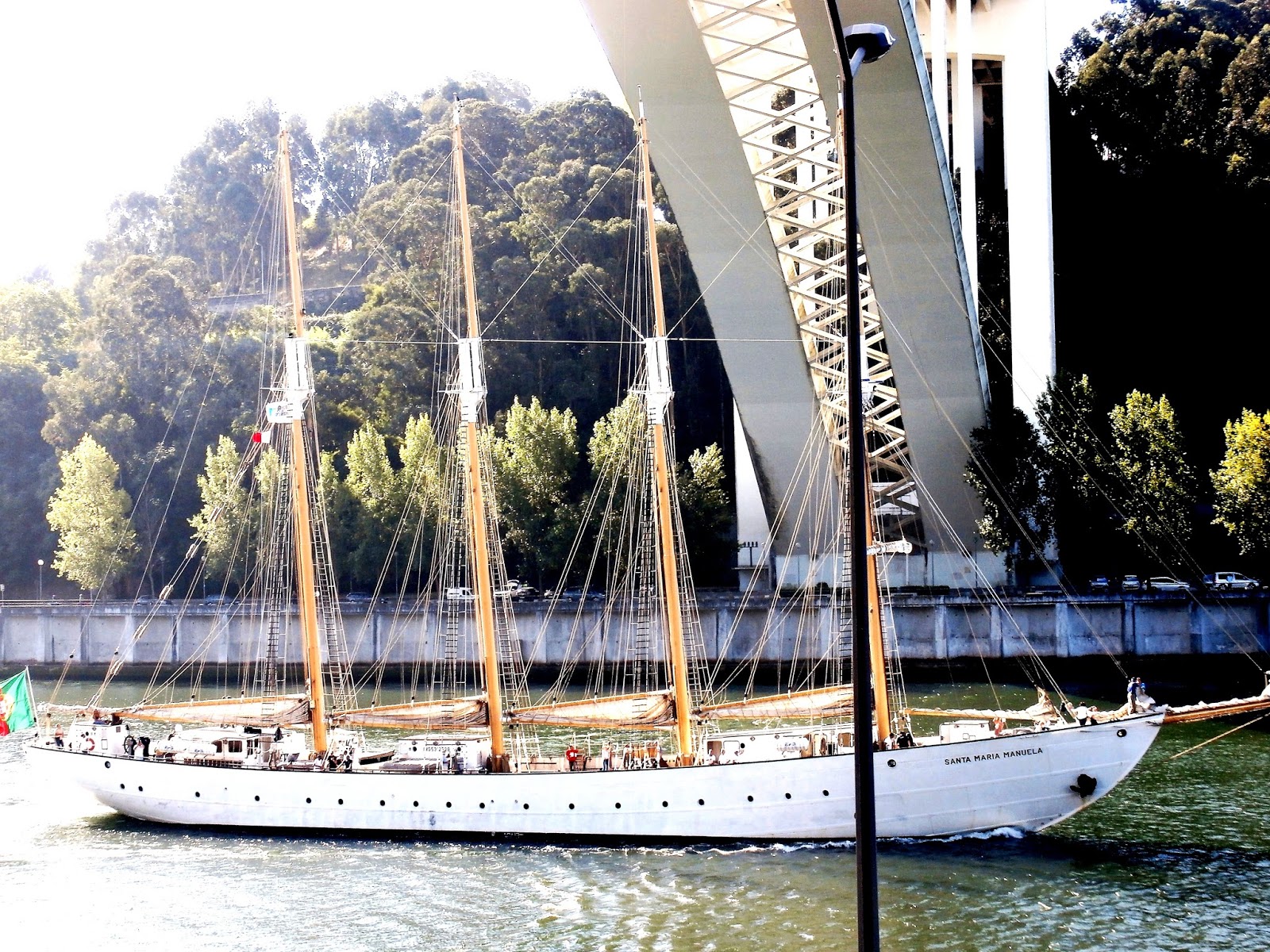 navios e navegadores: O lugre "Santa Maria Manuela", no Porto