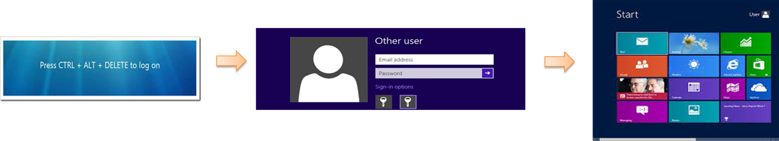 OS security (Windows NT logon process)