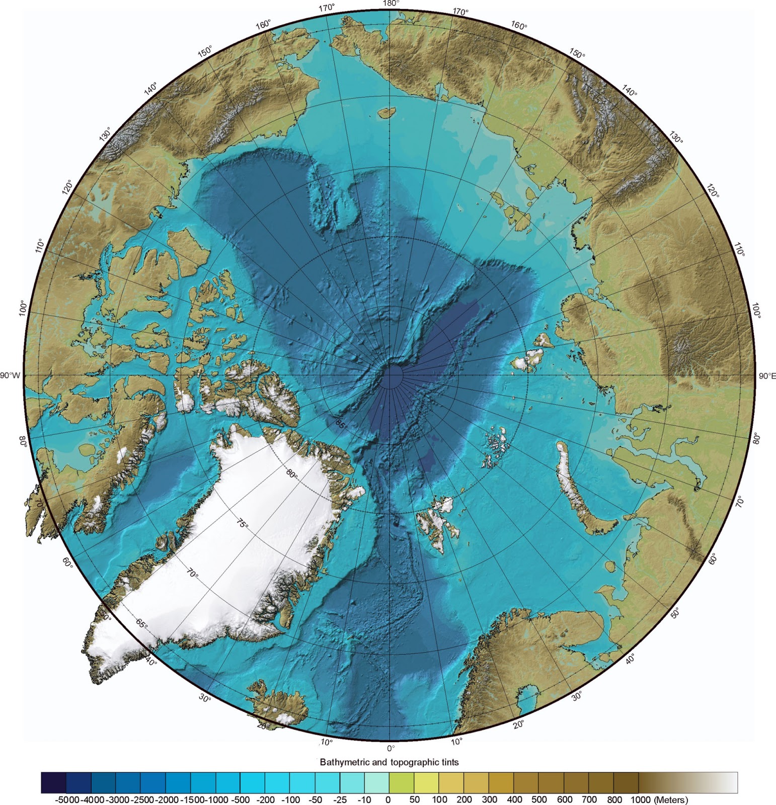 Ártico | Mapas Geográficos de Ártico