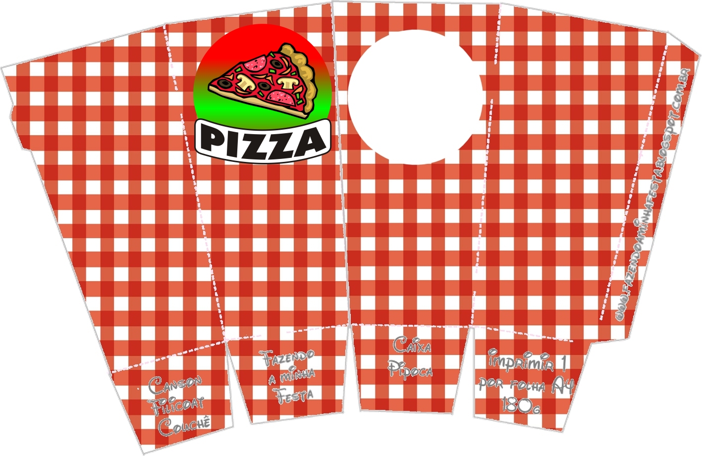 Pizza Party: Free Printable Boxes. - Oh My Fiesta! in english