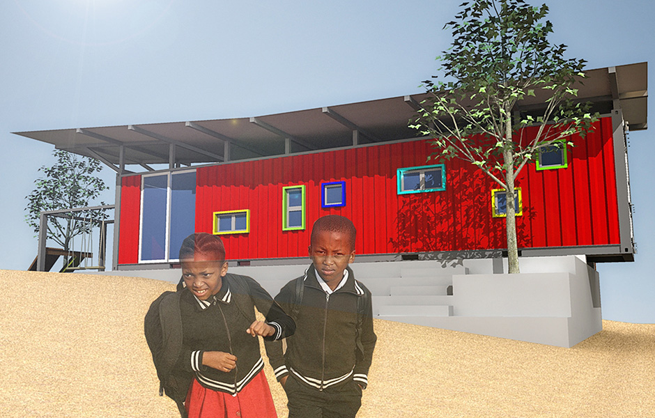 The Vissershok Container Classroom, Transform A Shipping Container Into ...