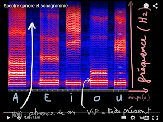 Spectre sonore et sonagramme