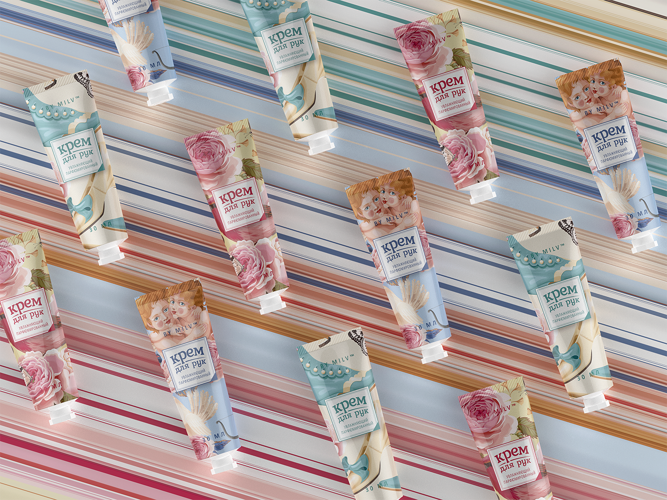 Milv Moisturising Perfume Cream Series – Packaging Of The World