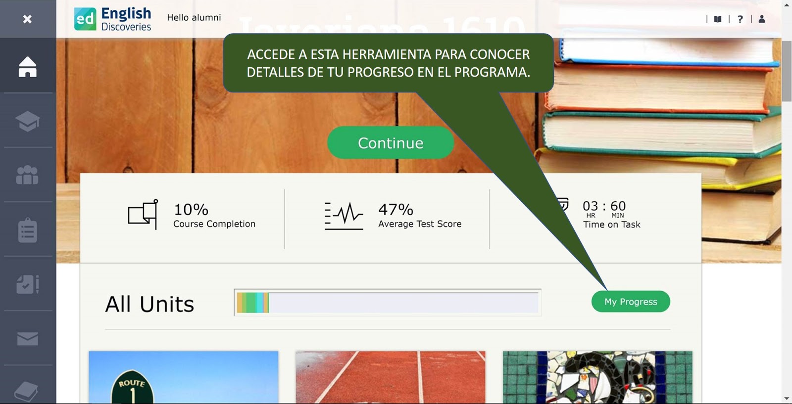 MY PROGRESS ~ Coomeva English Online Soporte