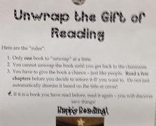 Library Displays: Unwrap the Gift of Reading