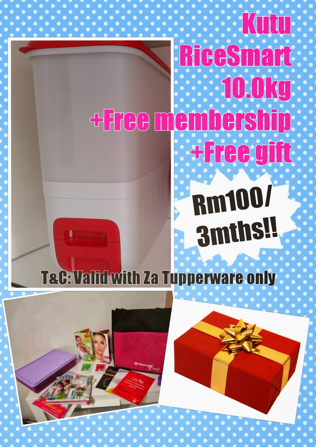 Za Tupperware Malaysia : Kutu RiceSmart 10.0kg