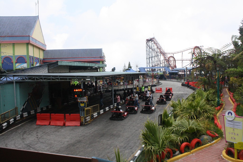 Jalan-jalan di Genting Highlands, Malaysia.