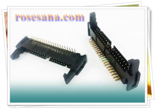 2R Hardware & Electronics: Right angle PCB Header with ear 40Pin