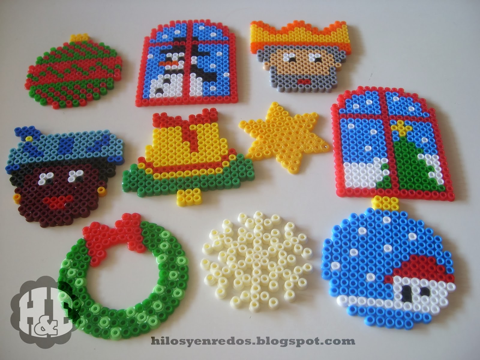 navidad+hama+3.JPG (1600×1200) | Manualidades, Hama beads, Hama navidad