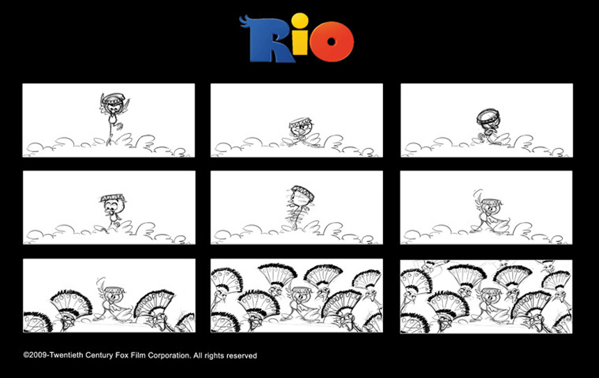 Living Lines Library: Rio (2011) - Storyboards