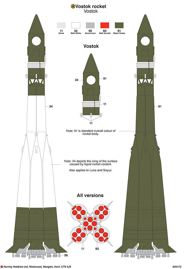AIRFIX VOSTOK 1 - CLASSIC KIT TO CELEBRATE FIRST MAN IN SPACE, YURI ...