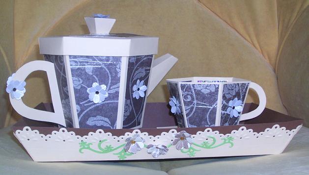 Sonny´s Bastelspaß: Tee-Set zum Geburtstag