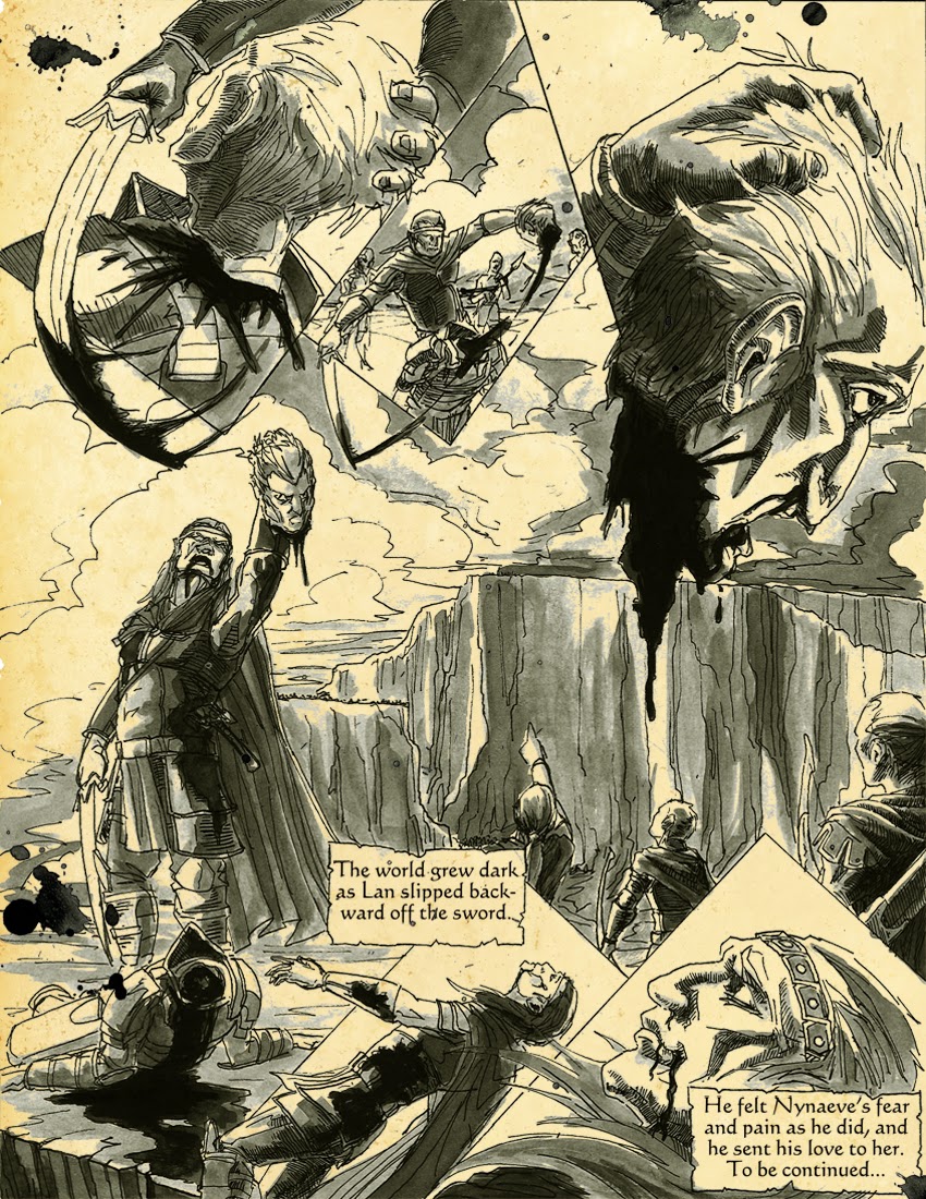 Illustrations by Ian: Wheel of Time: Lan vs Demandred *Spoilers*