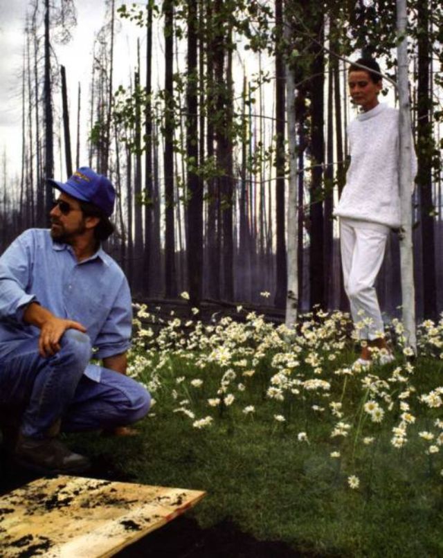 18 Beautiful Photos of Audrey Hepburn in Her Last Movie "Always", 1989 ...