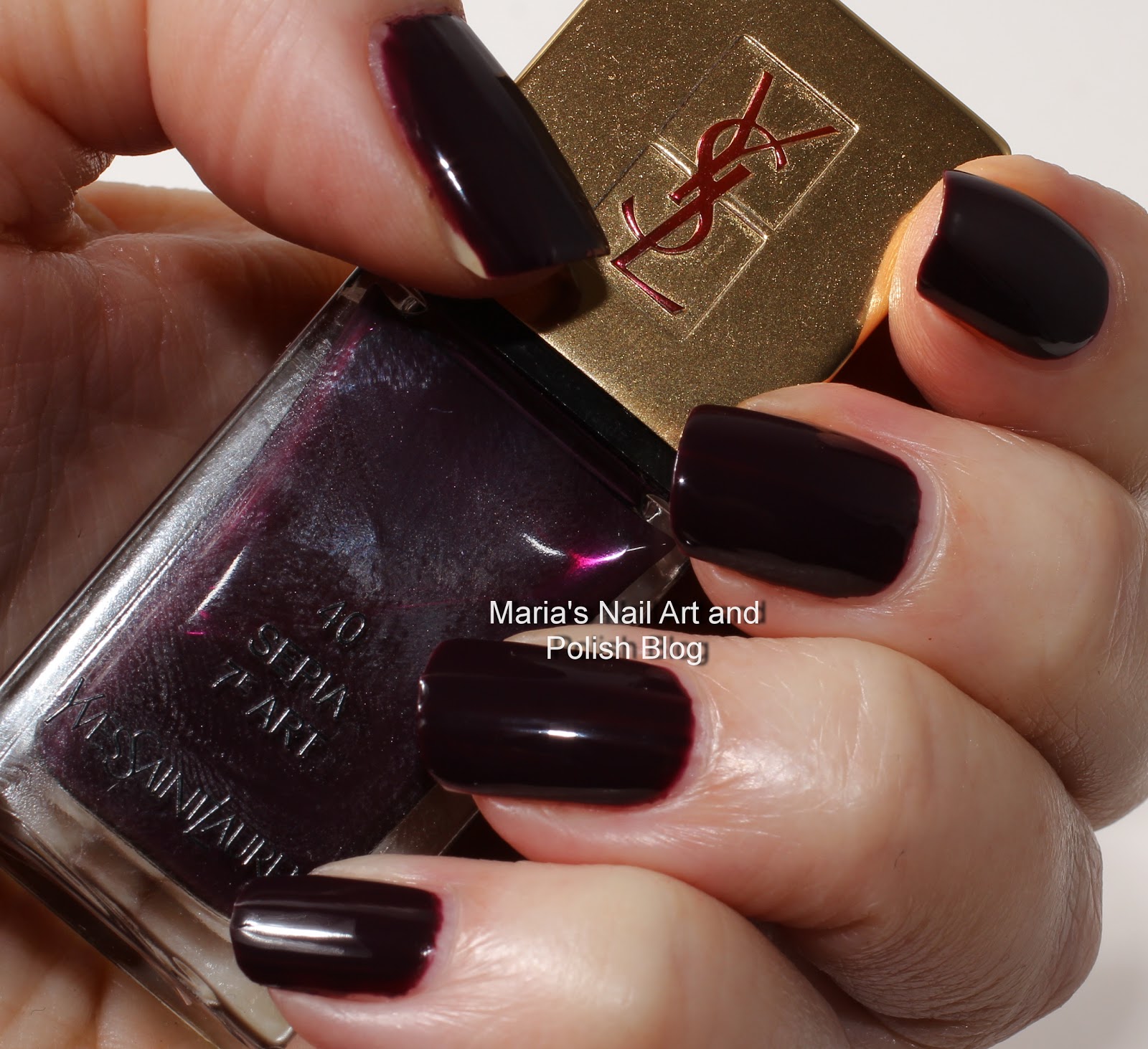 Marias Nail Art and Polish Blog: YSL Sepia swatches - Collaboration ...