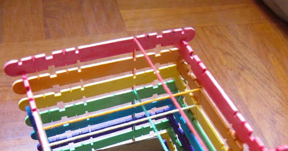Shine Kids Crafts: Rainbow Popsicle Sticks Pen-holder