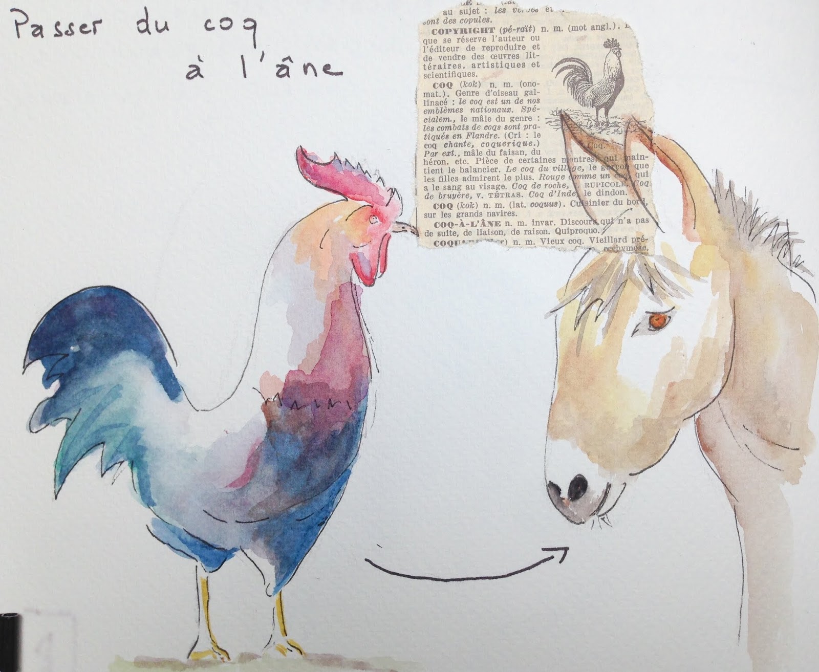 14 manières (habiles) de passer du coq à l'âne