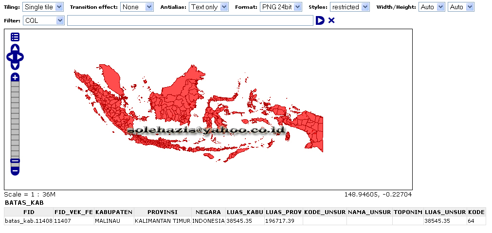 SEBATAS GIS: PUBLISH DATA SPASIAL MENGGUNAKAN GEOSERVER