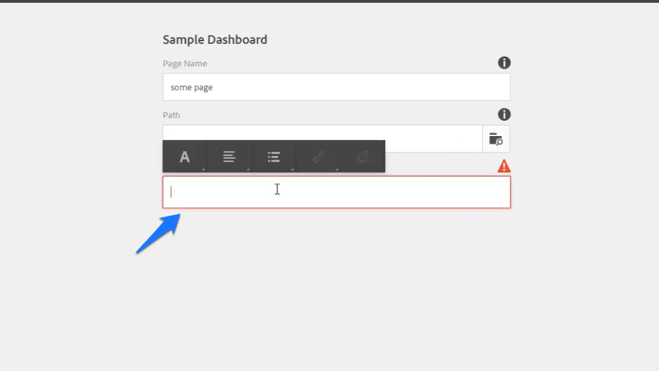 Experiencing Adobe Experience Manager Aem Cq Aem 61 Support Required Property On Richtext