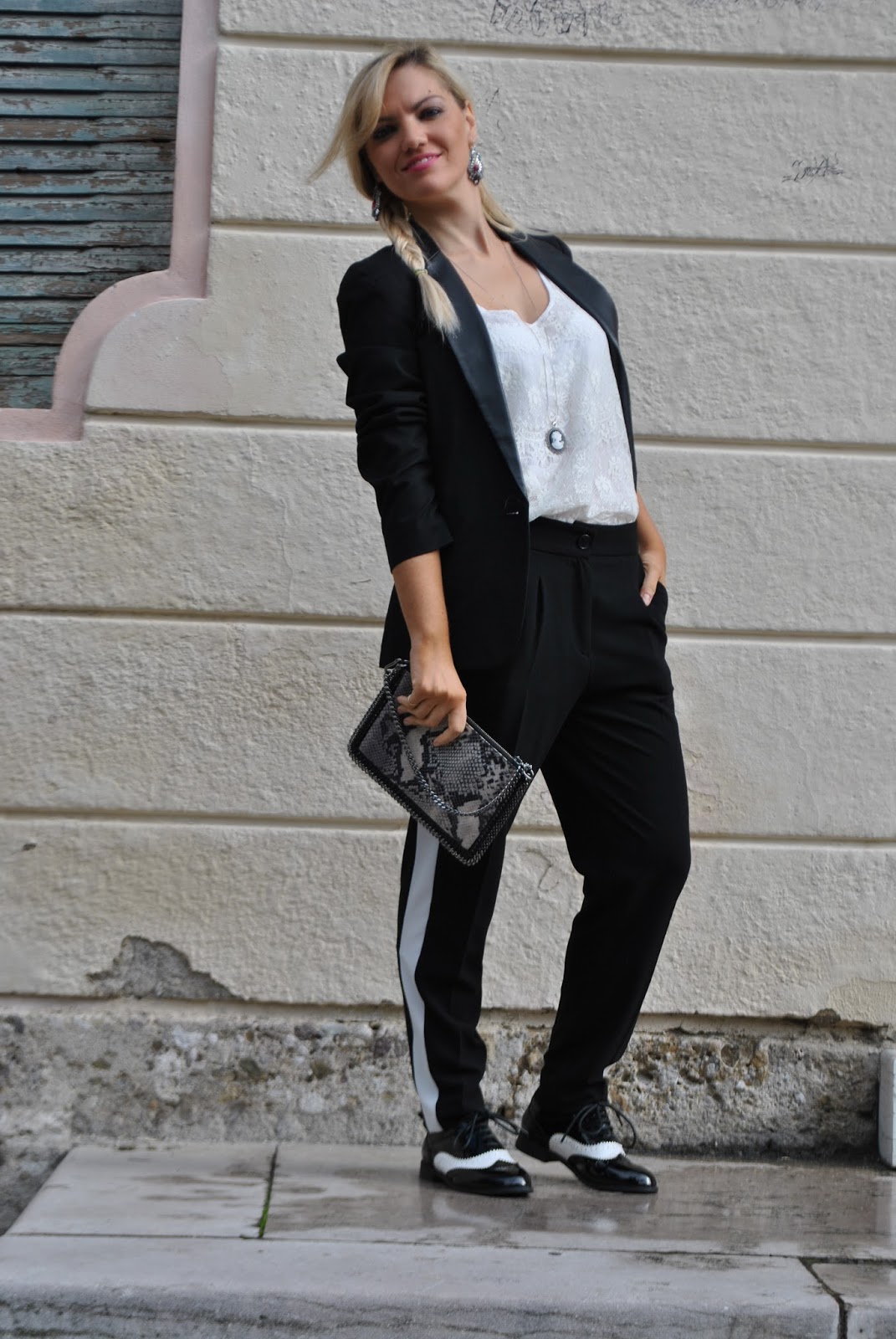 Color-Block By FelyM.: OUTFIT: MANNISH STYLE - UN TOTAL LOOK BIANCO E ...