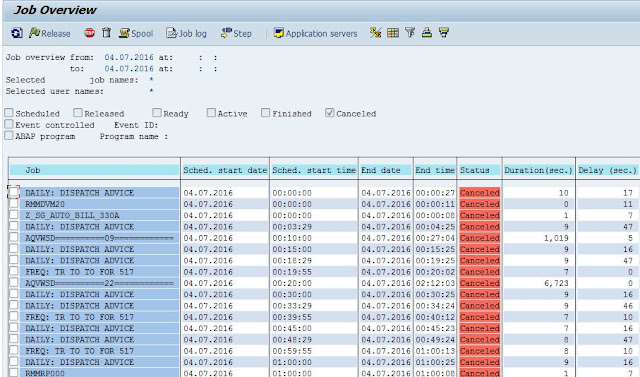 KaushiK: How to analyse failed SAP APO background jobs