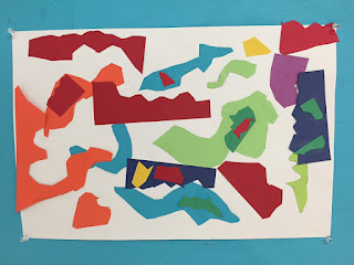Ms. Curry's Art Room : Grade 1 Henri Matisse Cut Outs