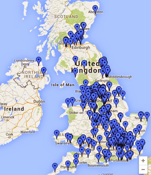 BNP NOTTINGHAM: UK Mosque Map - Time To Stop The Expansion