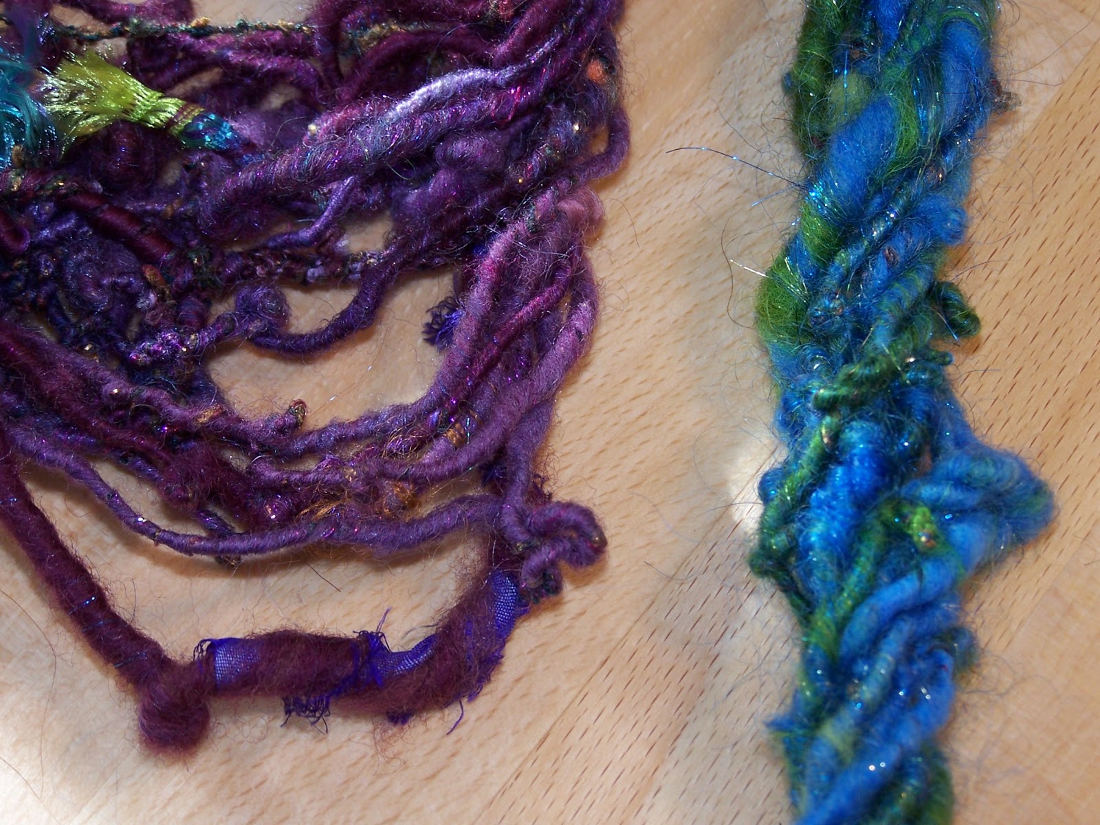 Bellalulu Knit & Spin: Art Yarn 101: Core Spinning