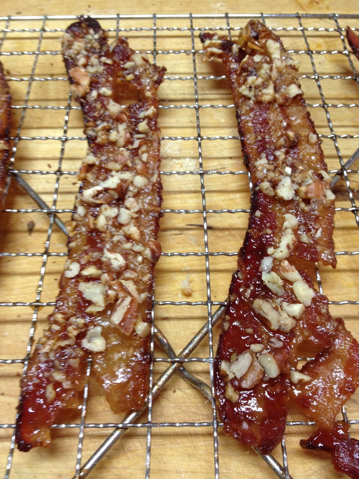 Tracy Cooks in Austin: Bacon Maple Glazed Bacon with Nuts, did I ...