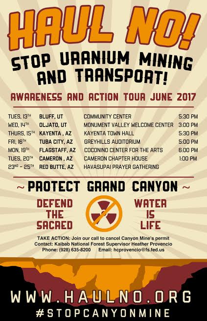 CENSORED NEWS: ‘Haul No!’ Tour: Stop Grand Canyon Uranium Mining and ...