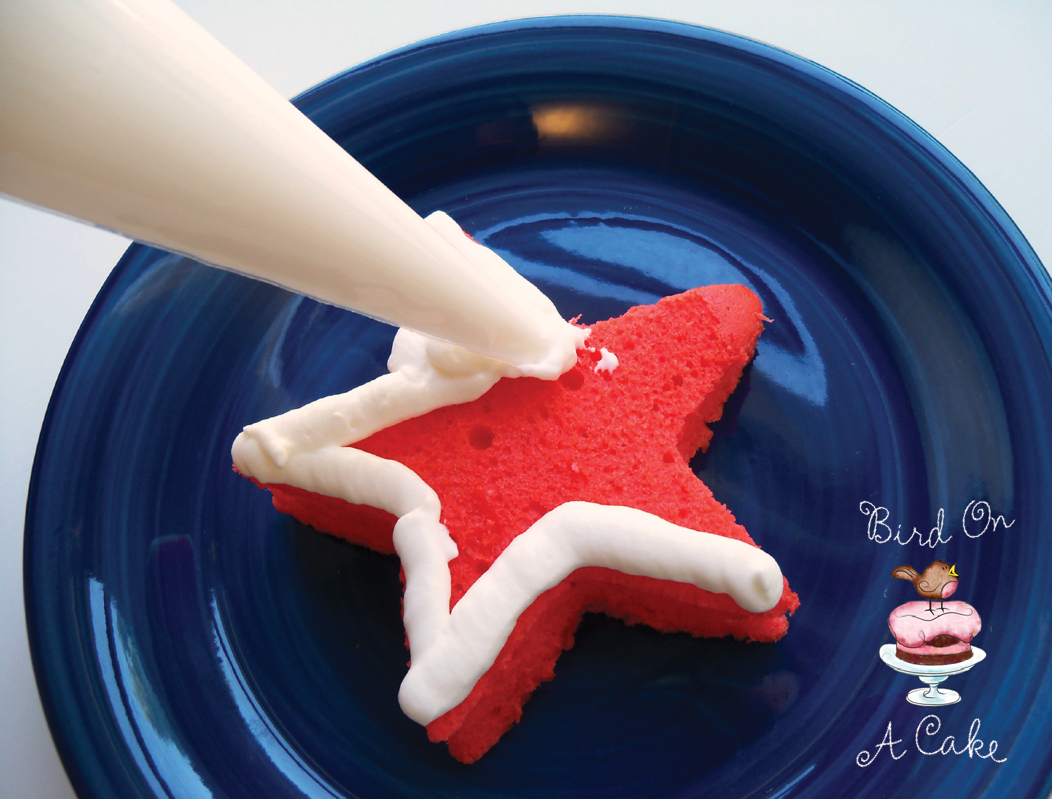 Bird On A Cake: Patriotic Mini Star Cakes