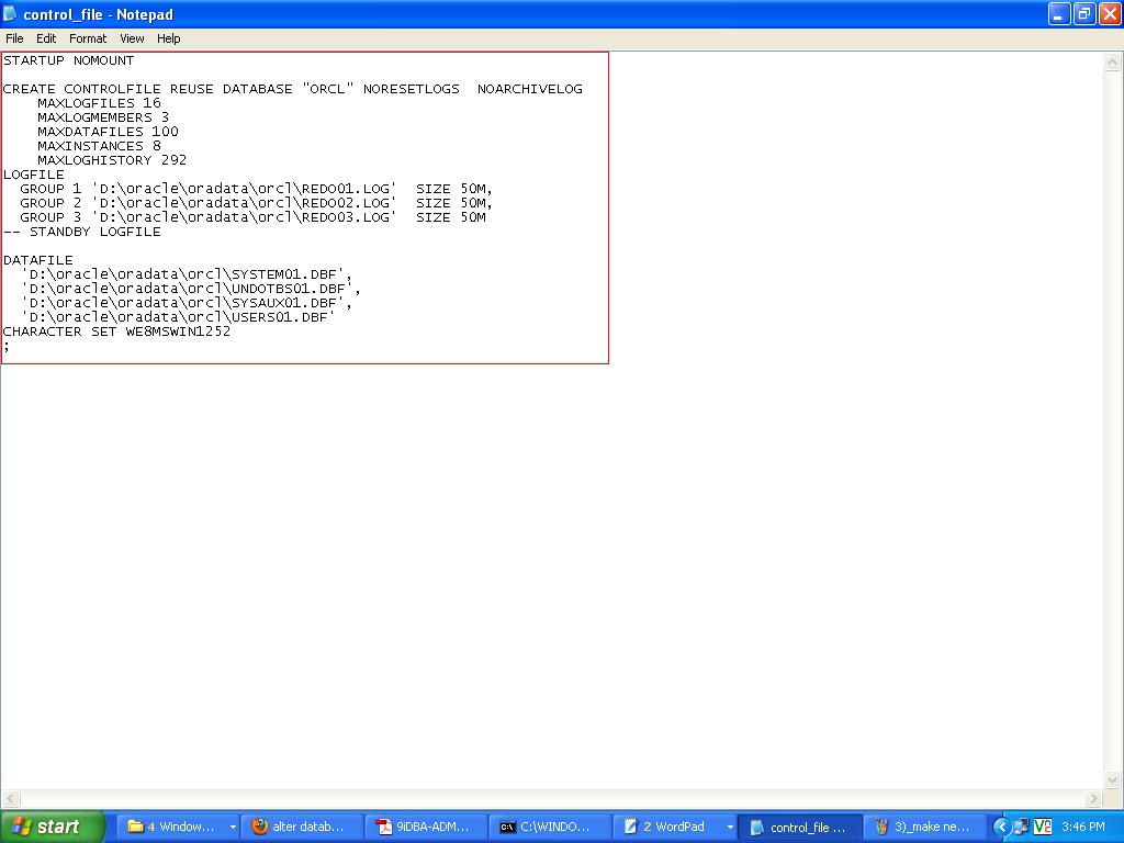 Saugat Chatterjee's Oracle DBA blogs