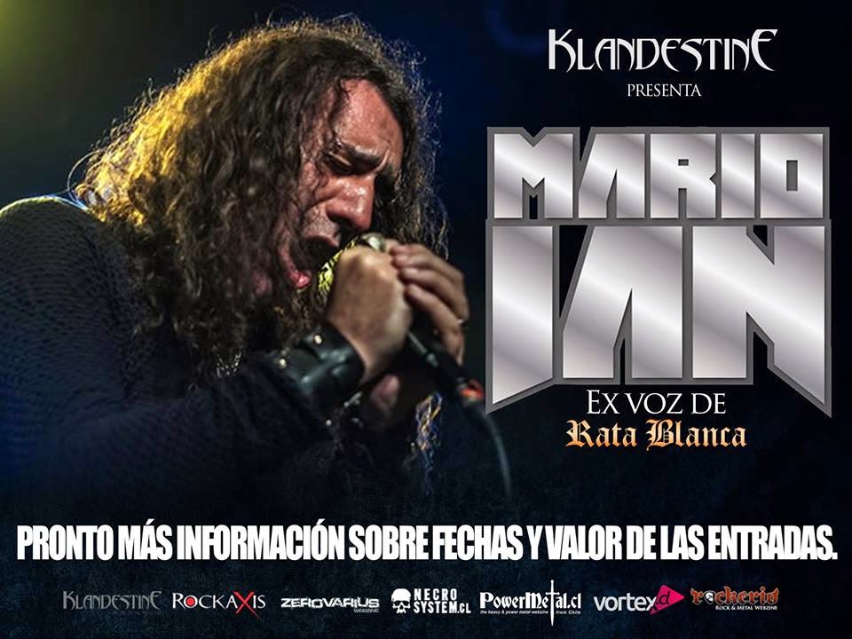 Mario Ian ex- Vocalista de Rata Blanca en Chile