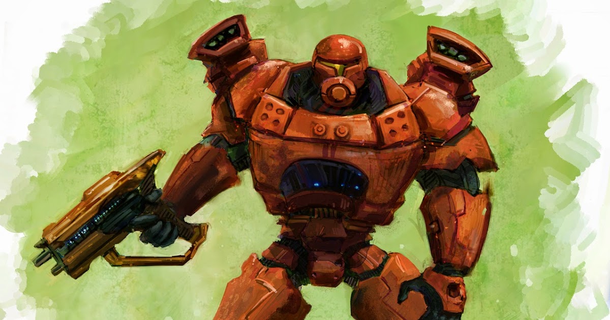 The Art of Jason Haniuk: Illustration: Alien Mechanical Suit