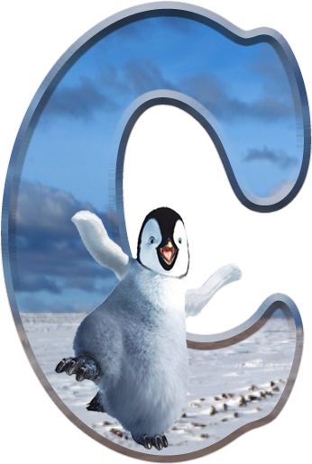 Alfabeto de Happy Feet bailando. - Oh my Alfabetos!
